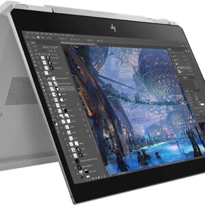 HP ZBook Studio x360 G5 (Intel Xeon E-2176M, 16GB RAM, 512GB PCIe SSD, 15.6"" FHD 1920x1080 Touch, NVIDIA Quadro P1000, ZBook Pen, Win10 Pro), Silver (Renewed)