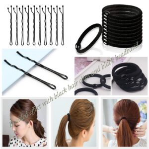 Topsy Tail Tools Set, Coffea Topsy Tail Hair Styling Tool, Hair braiding tool, Hair Styling Accessory (34pcs)