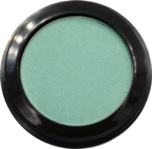 pure ziva aloe matte turquoise teal green soft pressed powder single vegan eyeshadow; talc, paraben & cruelty free