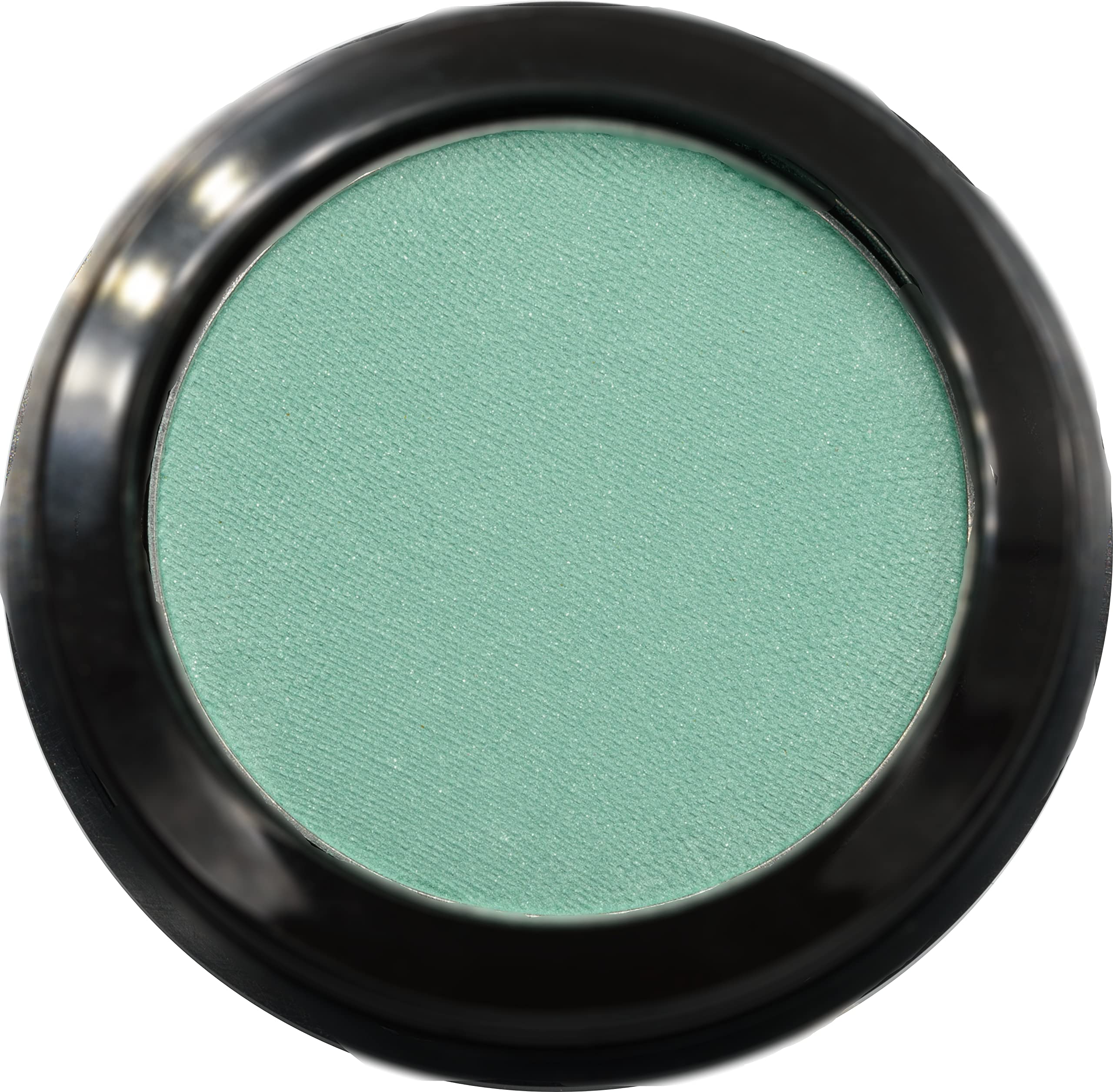 Pure Ziva Aloe Matte Turquoise Teal Green Soft Pressed Powder Single Vegan Eyeshadow; Talc, Paraben & Cruelty Free