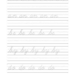 Cursive Handwriting Workbook For Kids: Cursive for beginners workbook. Cursive letter tracing book. Cursive writing practice book to learn writing in cursive