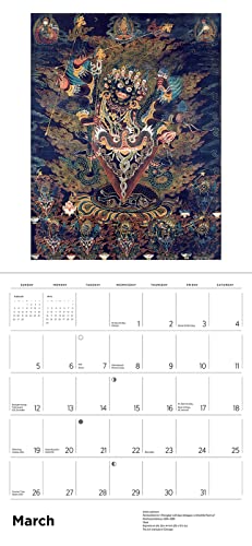 Enlightenment: Buddhist Paintings 2023 Wall Calendar