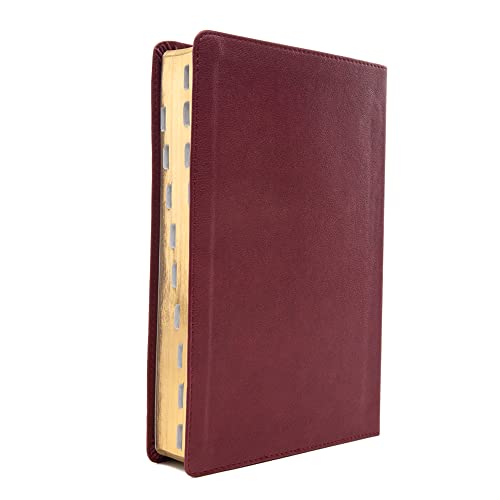 NASB Super Giant Print Reference Bible, Burgundy LeatherTouch, Indexed