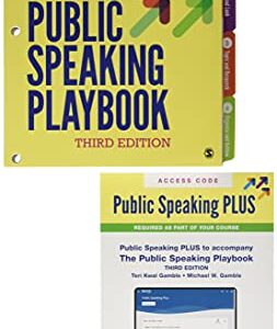 BUNDLE: Public Speaking PLUS (Slim Pack) + Gamble, The Public Speaking Playbook 3e (Loose-leaf)