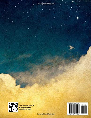 Huge Notebook | 300 Lined Pages, Night Sky Theme: 8.5 x 11 in, with Table of Contents and Page Numbers, Golding’s Large Journal Series