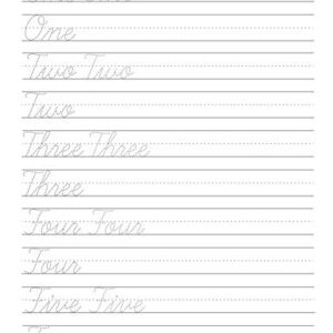 Cursive Handwriting Workbook For Kids: Cursive for beginners workbook. Cursive letter tracing book. Cursive writing practice book to learn writing in cursive