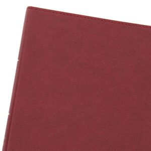 NASB Super Giant Print Reference Bible, Burgundy LeatherTouch, Indexed