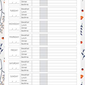 Blood Sugar Log Book: Weekly Blood Sugar Diary, Enough For 106 Weeks or 2 Years, Daily Diabetic Glucose Tracker Journal Book, 4 Time Before-After (Breakfast, Lunch, Dinner, Bedtime)