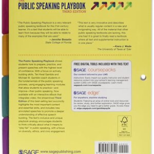 BUNDLE: Public Speaking PLUS (Slim Pack) + Gamble, The Public Speaking Playbook 3e (Loose-leaf)