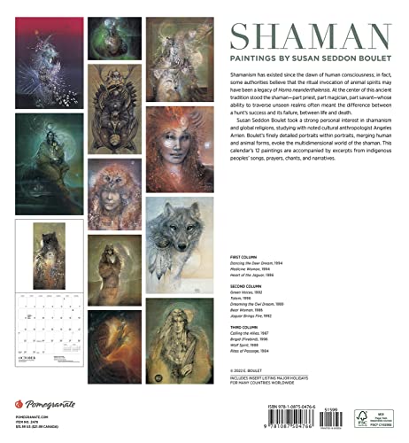 Shaman: Paintings by Susan Seddon Boulet 2023 Wall Calendar