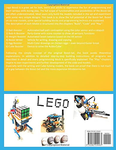 The LEGO BOOST Expert Book: Building and Programming Instructions for 6 additional models based on the Boost-Set