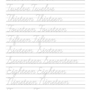 Cursive Handwriting Workbook for Teens: A cursive writing practice workbook for young adults and teens