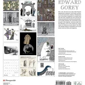 Edward Gorey 2023 Wall Calendar