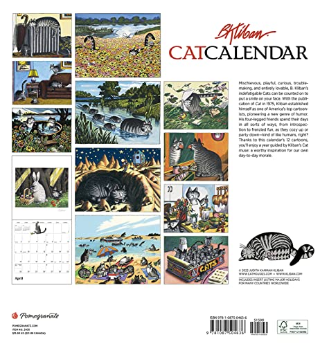 B. Kliban: CatCalendar 2023 Wall Calendar