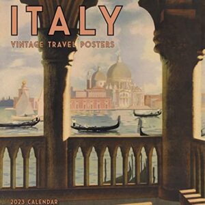 Italy: Vintage Travel Posters 2023 Wall Calendar