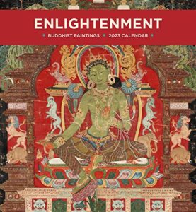 enlightenment: buddhist paintings 2023 wall calendar