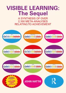 visible learning: the sequel: a synthesis of over 2,100 meta-analyses relating to achievement