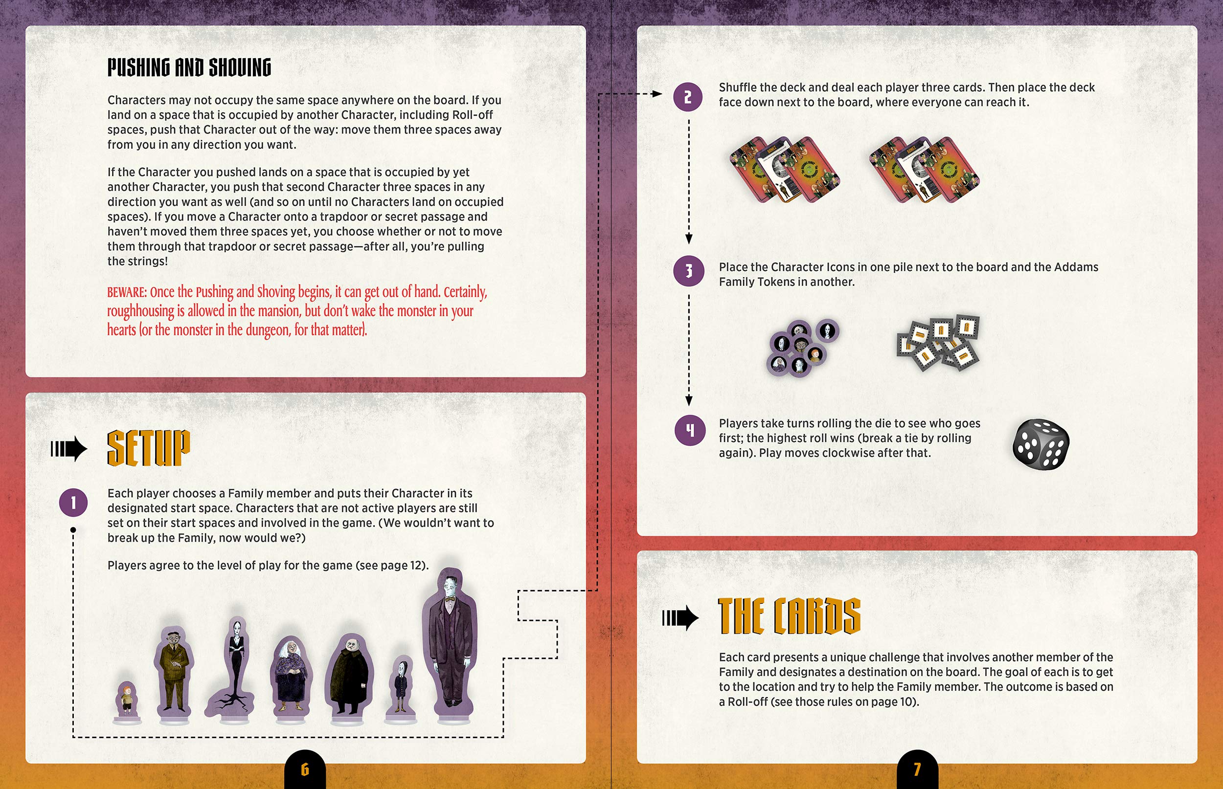 The Addams Family: A Delightfully Frightful Creepy Board Game