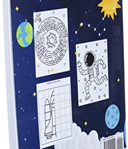 Space Coloring and Activity Book for Kids Ages 4-8: Coloring, Mazes, Dot to Dot, Puzzles and More! (80 Space Illustrations)