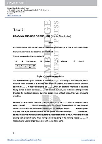 Cambridge English Proficiency 2 Student's Book with Answers: Authentic Examination Papers from Cambridge English Language Assessment (CPE Practice Tests)