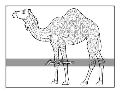 100 Animals: An Adult Coloring Book with Lions, Elephants, Owls, Horses, Dogs, Cats, and Many More!