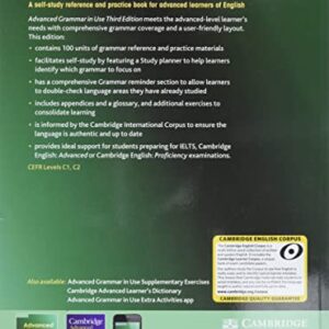 Advanced Grammar in Use with Answers: A Self-Study Reference and Practice Book for Advanced Learners of English