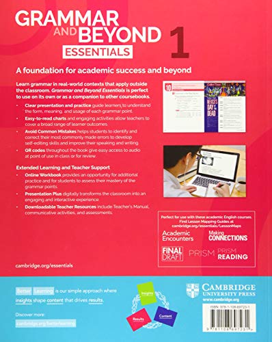 Grammar and Beyond Essentials Level 1 Student's Book with Online Workbook