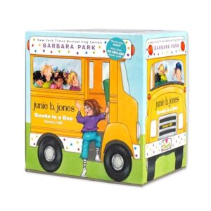 Junie B. Jones Books in a Bus 28-Book Boxed Set: The Complete Collection: Books 1-28