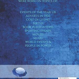 The Year You Were Born 1960: 81 page A4 book full of interesting facts, trivia and goofs about the year you were born on topics from Adverts, Book ... UK events, World Events and World Leaders.