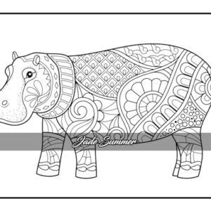 100 Animals: An Adult Coloring Book with Lions, Elephants, Owls, Horses, Dogs, Cats, and Many More!