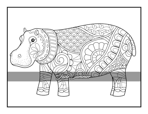 100 Animals: An Adult Coloring Book with Lions, Elephants, Owls, Horses, Dogs, Cats, and Many More!