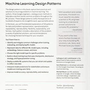 Machine Learning Design Patterns: Solutions to Common Challenges in Data Preparation, Model Building, and MLOps