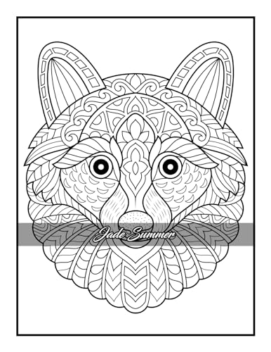 100 Animals: An Adult Coloring Book with Lions, Elephants, Owls, Horses, Dogs, Cats, and Many More!