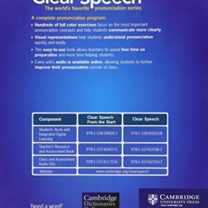 Clear Speech Student's Book with Integrated Digital Learning: Pronunciation and Listening Comprehension in North American English