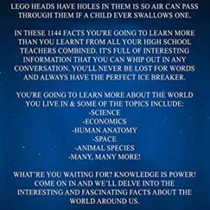 1144 Random, Interesting & Fun Facts You Need To Know - The Knowledge Encyclopedia To Win Trivia (Amazing World Facts Book)