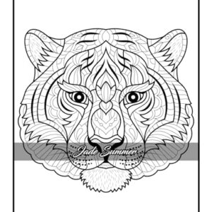 100 Animals: An Adult Coloring Book with Lions, Elephants, Owls, Horses, Dogs, Cats, and Many More!