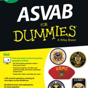 1,001 ASVAB Practice Questions For Dummies (+ Free Online Practice)