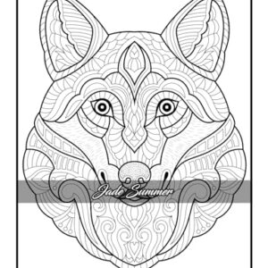 100 Animals: An Adult Coloring Book with Lions, Elephants, Owls, Horses, Dogs, Cats, and Many More!