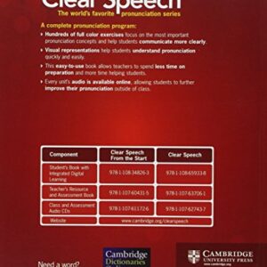 Clear Speech from the Start Student's Book with Integrated Digital Learning: Basic Pronunciation and Listening Comprehension in North American English