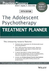 the adolescent psychotherapy treatment planner