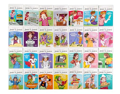 Junie B. Jones Books in a Bus 28-Book Boxed Set: The Complete Collection: Books 1-28