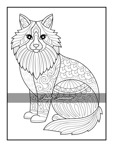 100 Animals: An Adult Coloring Book with Lions, Elephants, Owls, Horses, Dogs, Cats, and Many More!