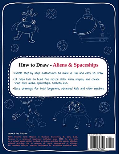 How to Draw for Kids - Aliens & Spaceships: Step by Step Instructions and Easy to draw book