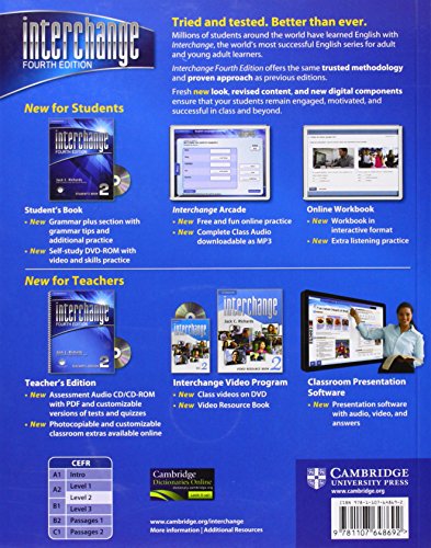 Interchange Level 2 Student's Book with Self-study DVD-ROM (Interchange Fourth Edition)