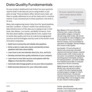 Data Quality Fundamentals: A Practitioner's Guide to Building Trustworthy Data Pipelines