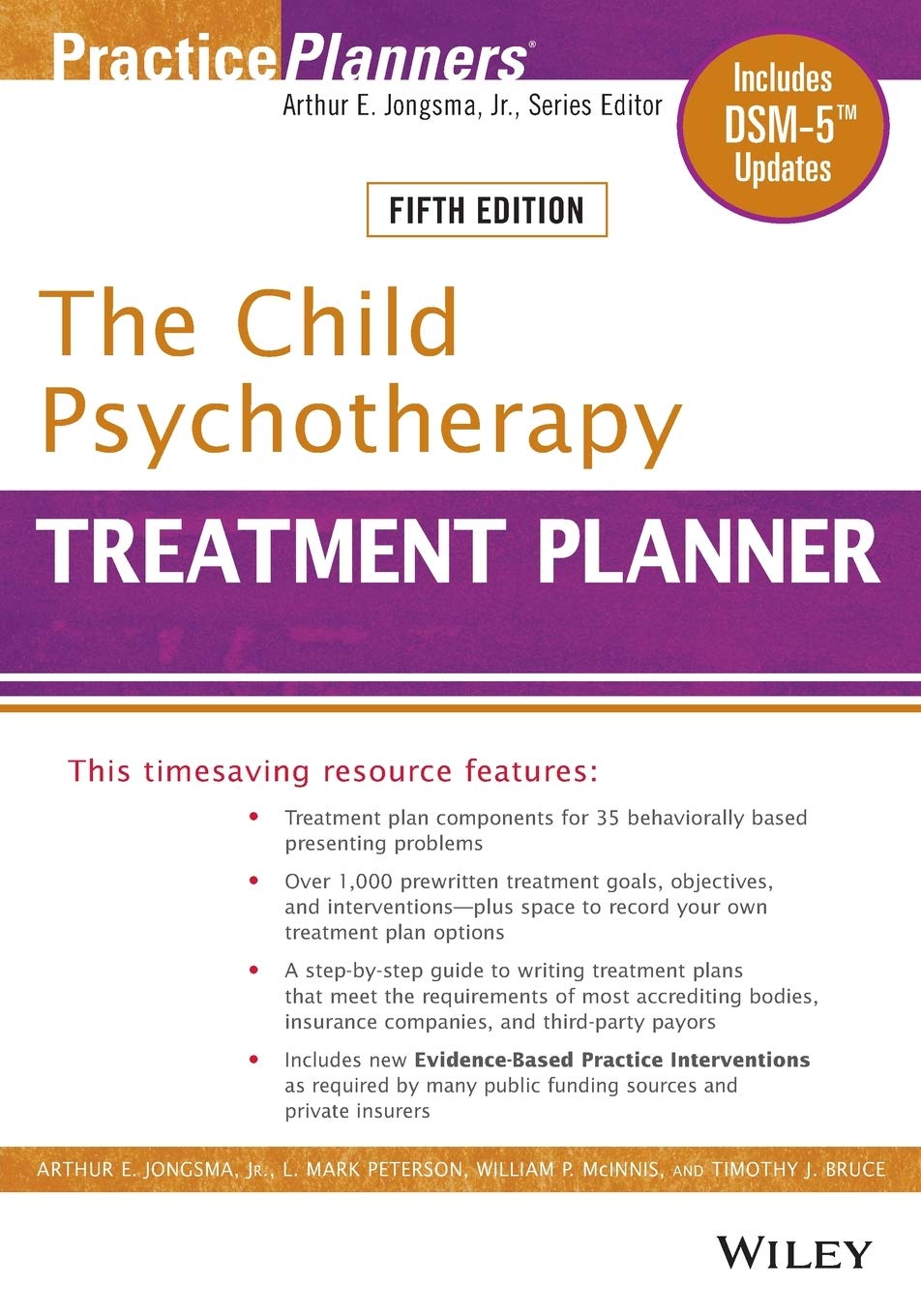 2019 The Child Psychotherapy Treatment Planner: Includes DSM-5 Updates