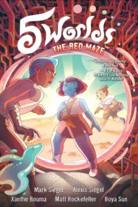 5 worlds book 3: the red maze: (a graphic novel)