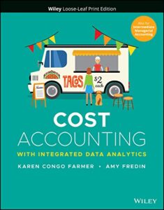 cost accounting: with integrated data analytics