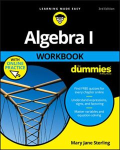 algebra i workbook for dummies