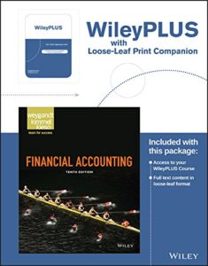 financial accounting, 10e wileyplus registration card + loose-leaf print companion